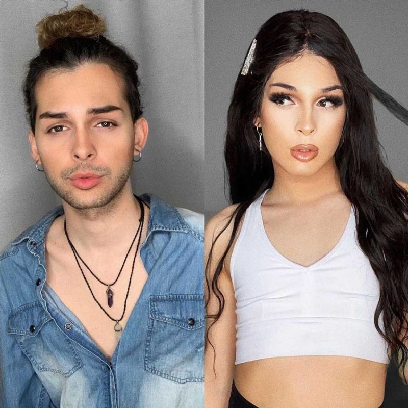 Crossdresser Before and After Transformation Photo Gallery