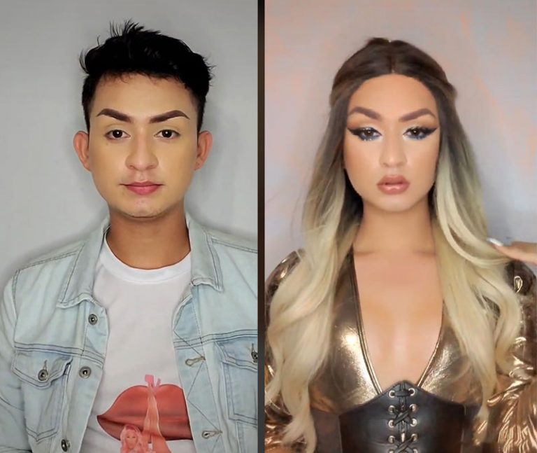 Boy to Girl Makeup & Transformation Artist - Wilfredo Gonzales